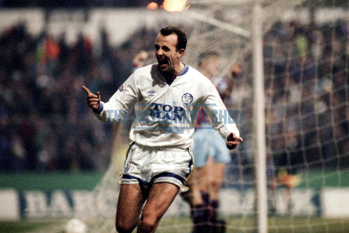 PREORDER Gary McAllister hand signed autographed photo Leeds United ...