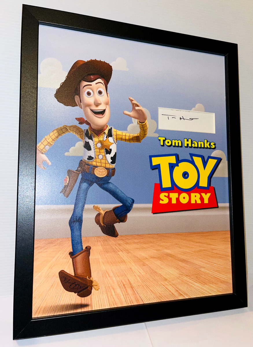 FRAMED Tom Hanks hand signed photo display autograph Toy Story – The ...