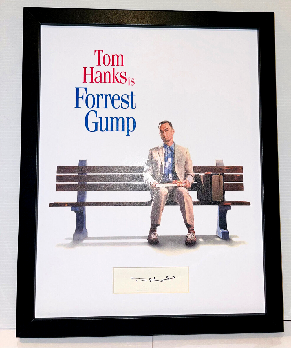 FRAMED Tom Hanks hand signed photo display autograph Forrest Gump – The ...